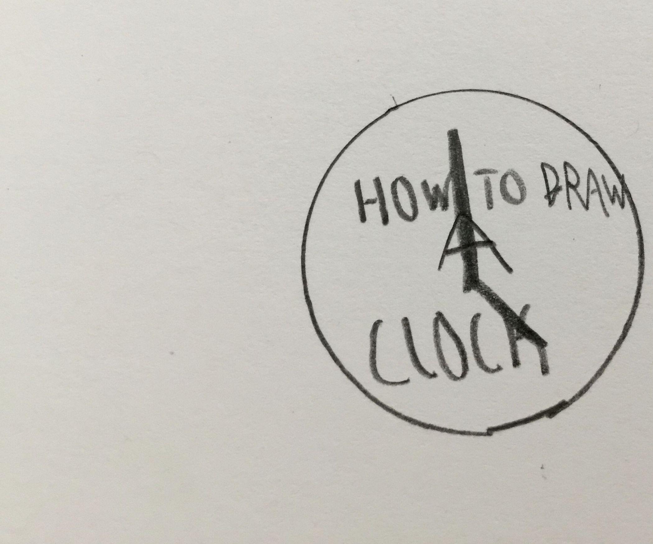 How to Draw a Clock : 8 Steps - Instructables