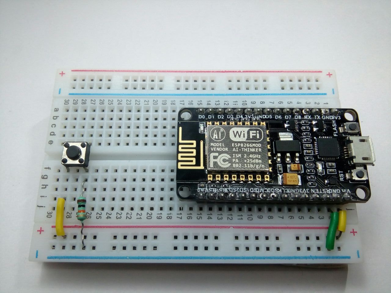 Control LED Using PushButton With NodeMCU : 6 Steps (with Pictures ...