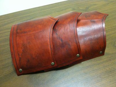 How to Make a Leather Pauldron (or Spaulder) : 7 Steps (with Pictures ...