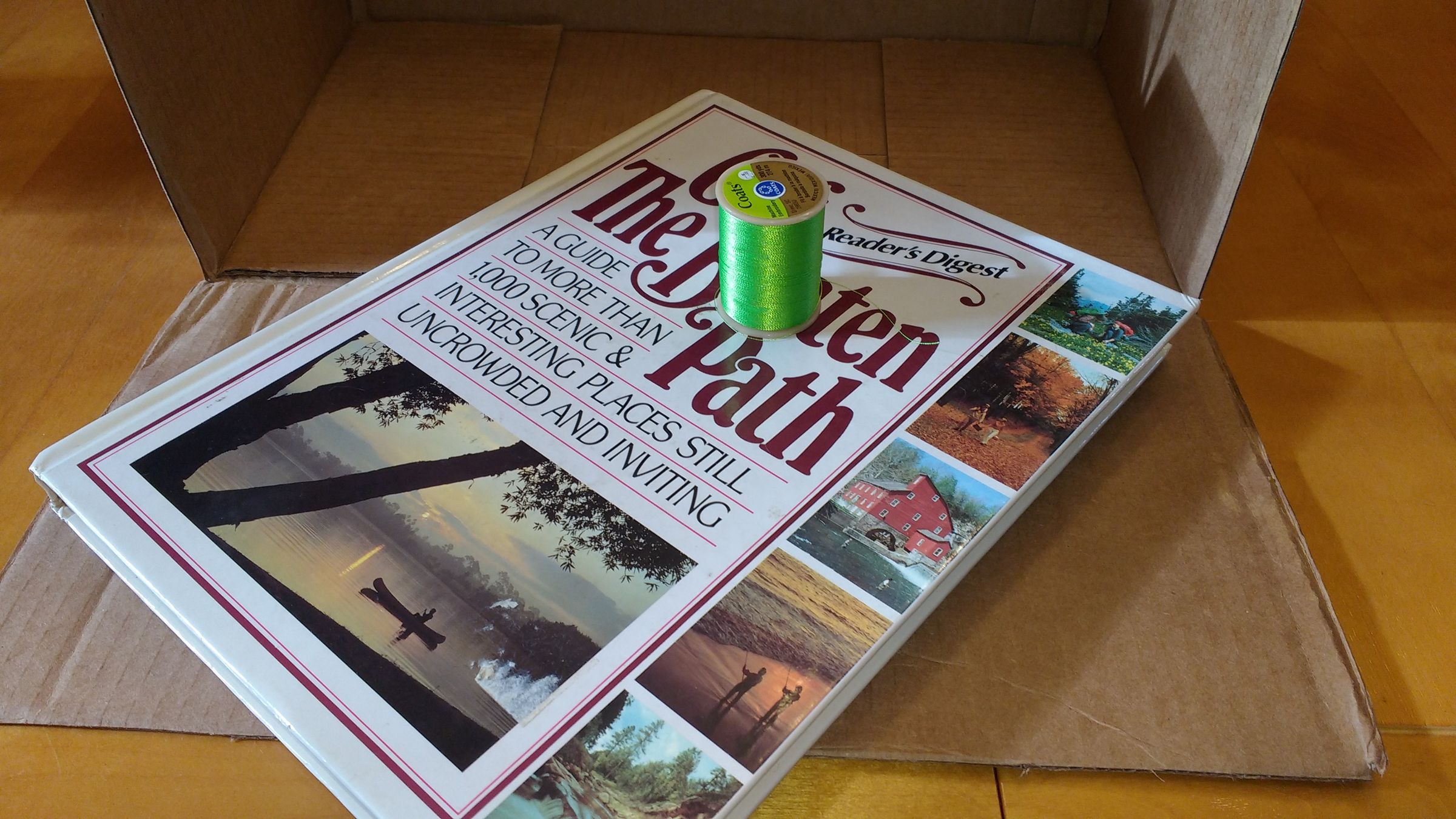 Make a Free/Inexpensive Fishing Rod Wrapping Jig Out of a Cardboard Box ...