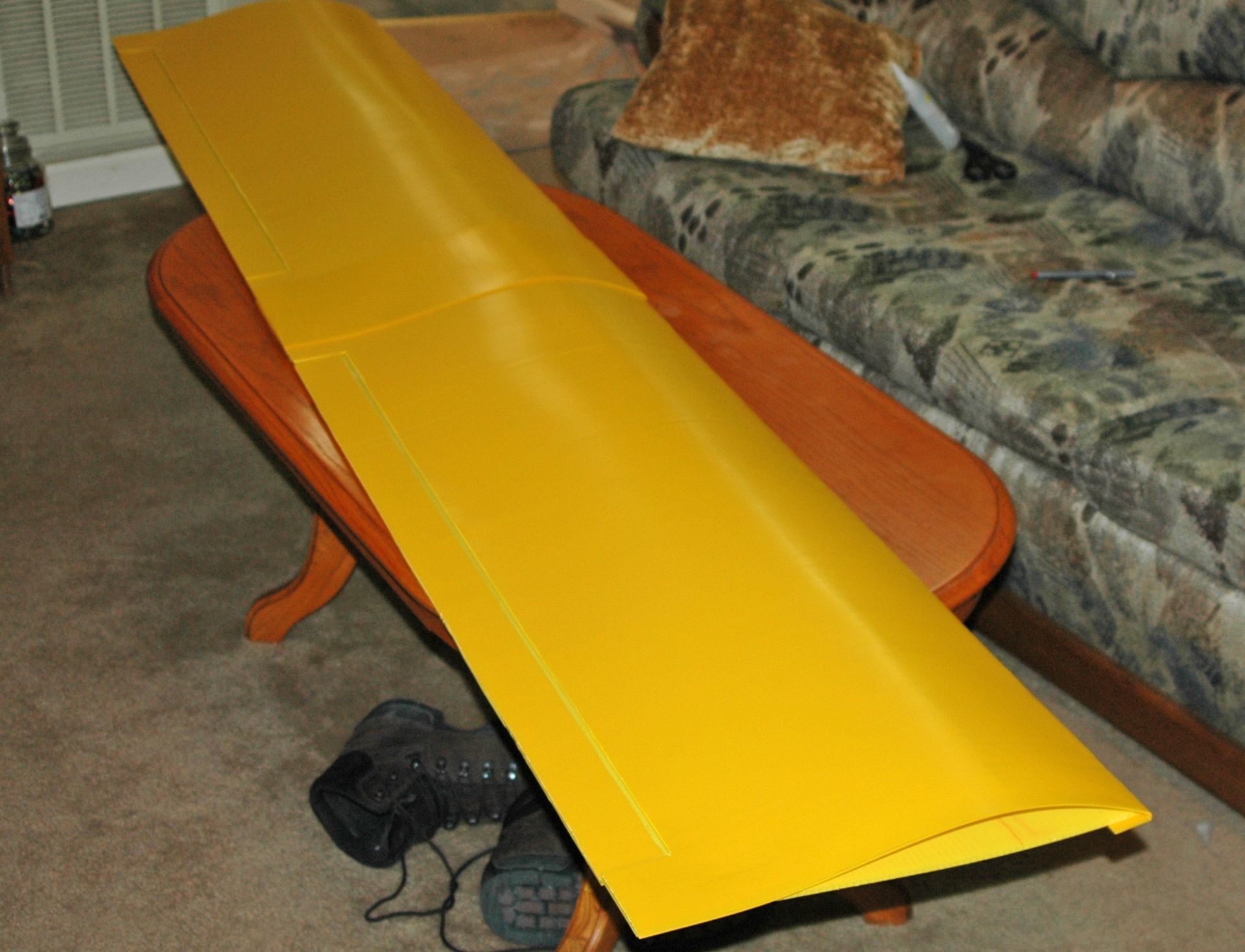 8 Ft Wingspan Coroplast RC Piper Cub Flown by 25cc Weed Trimmer : 27 ...