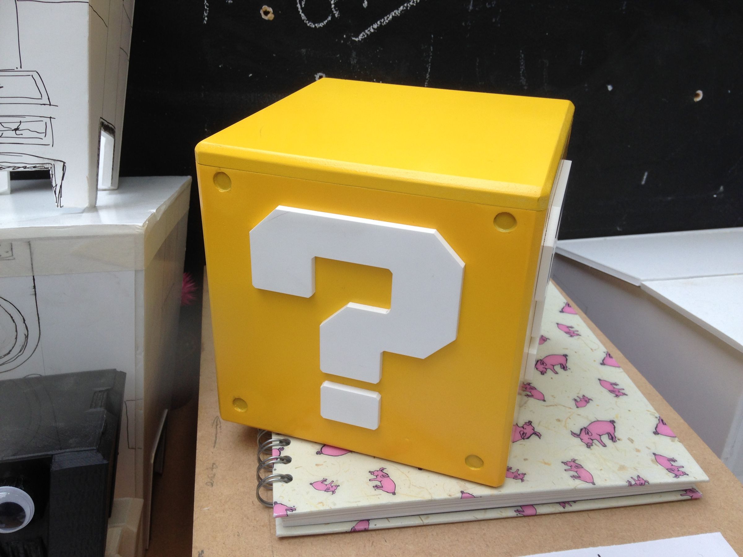 Super Mario: Question Block Box : 11 Steps (with Pictures) - Instructables