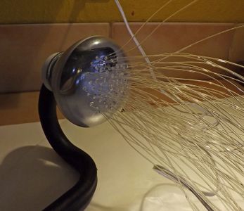 DIY Fiber Optic Jellyfish Chandelier : 9 Steps (with Pictures ...