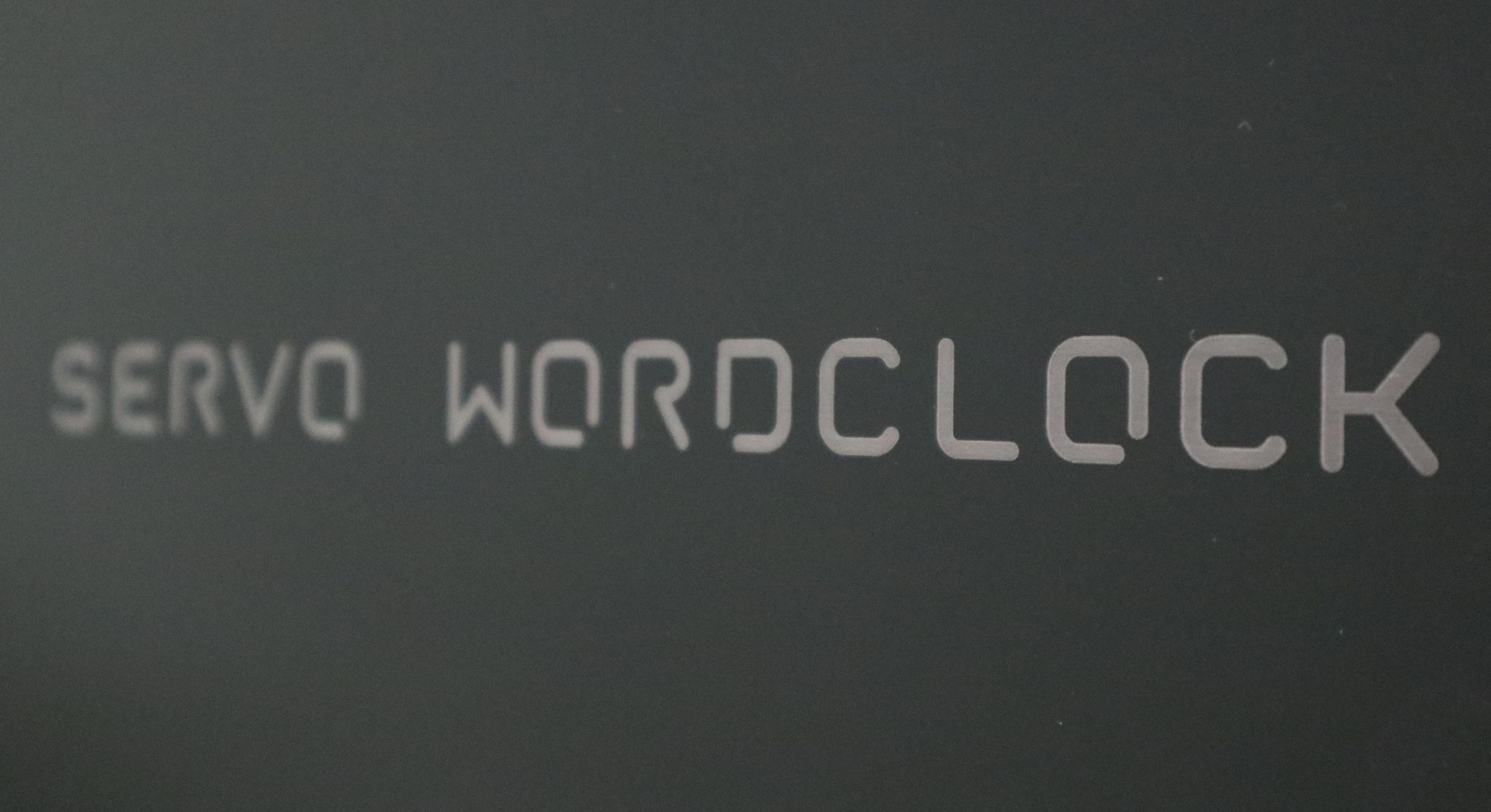 Servo Wordclock V2 : 5 Steps (with Pictures) - Instructables