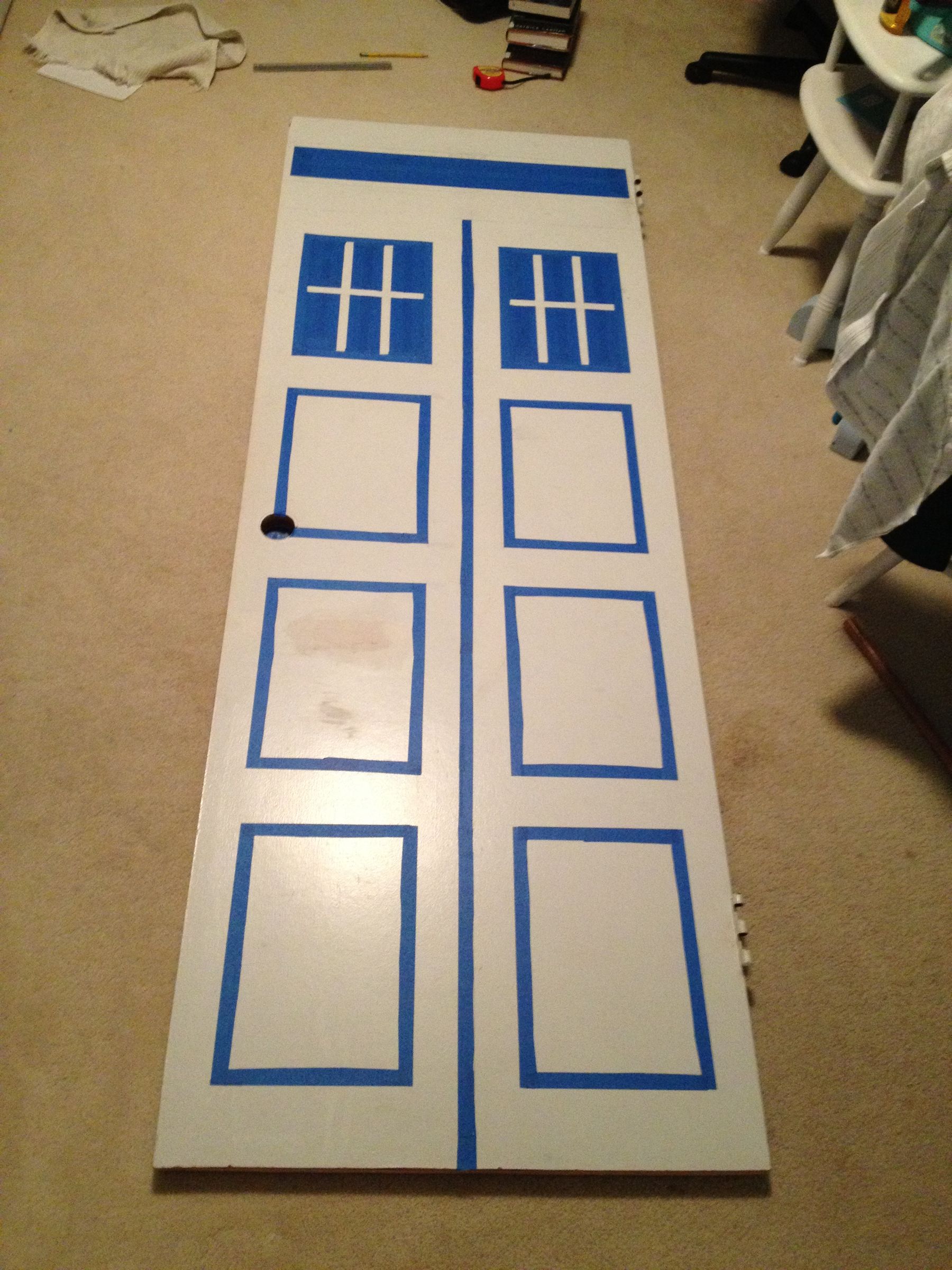 Make Your Own Tardis Door : 9 Steps (with Pictures) - Instructables