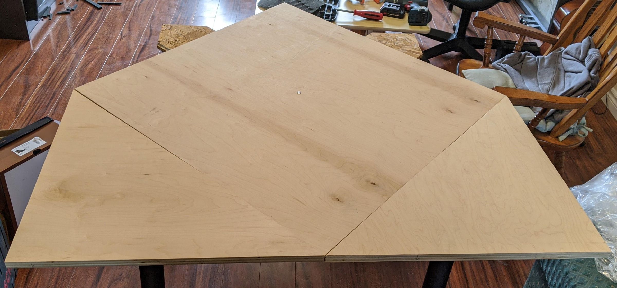 Space Saving Expandable Table for Tabletop and Board Games : 25 Steps ...