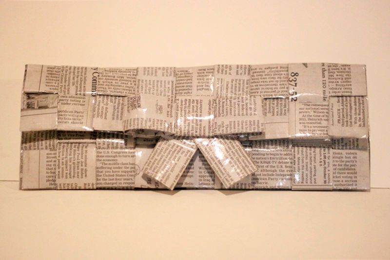 Woven Newspaper Clutch : 8 Steps - Instructables