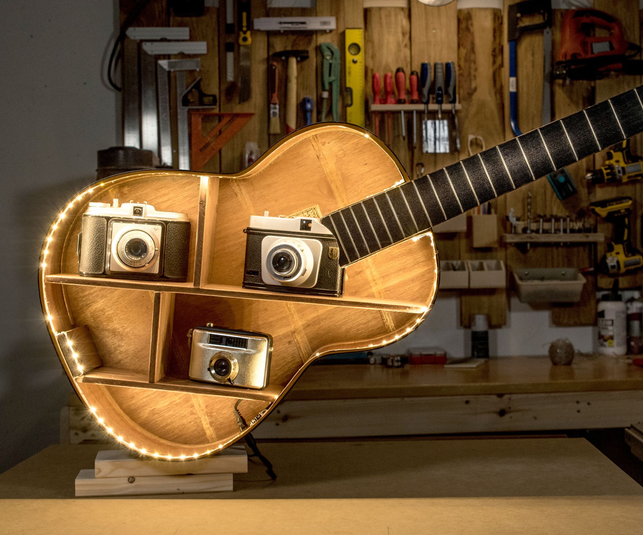 How to Make an Acoustic Guitar Shelf : 10 Steps (with Pictures ...