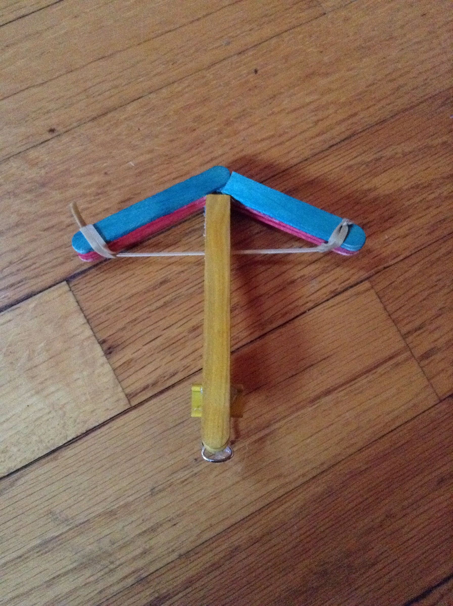 Popsicle Stick Crossbow : 6 Steps - Instructables