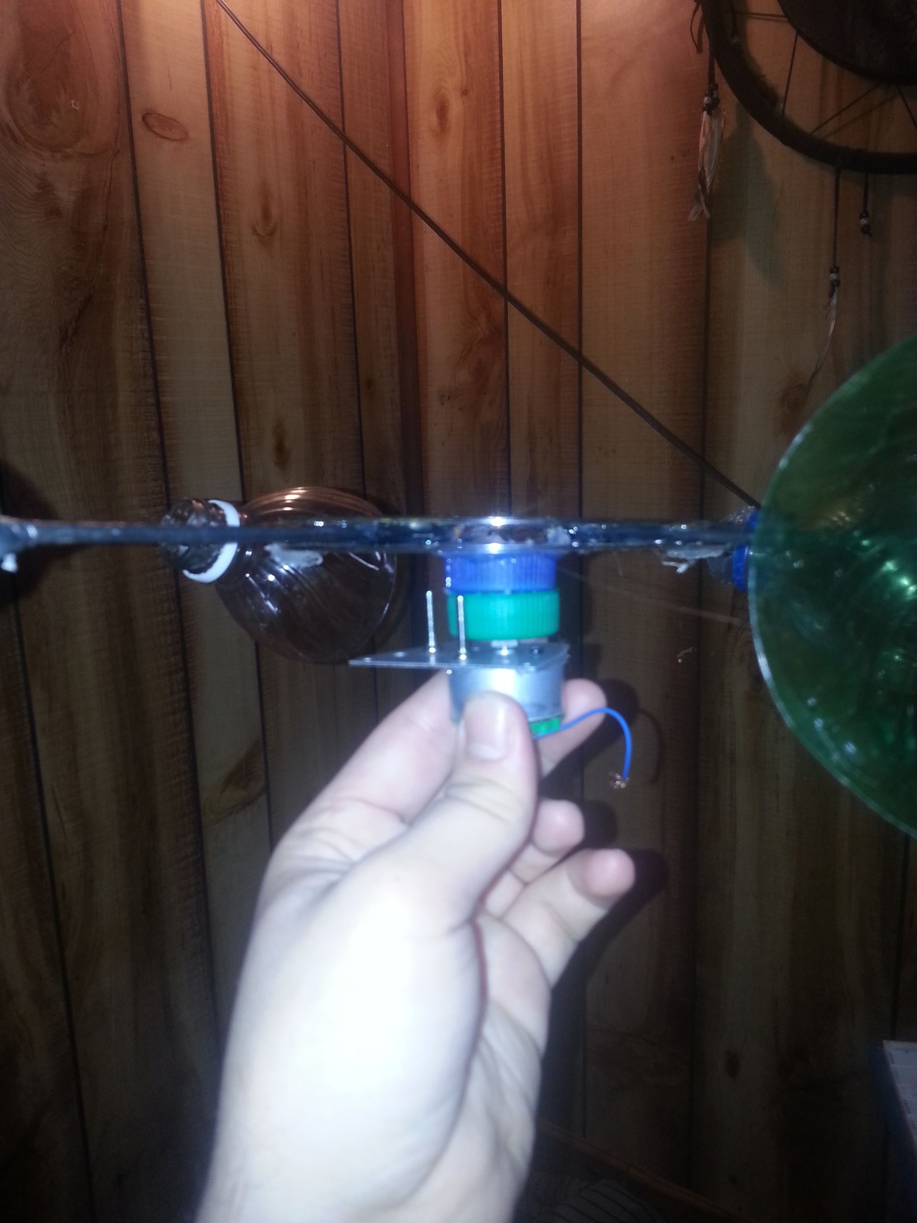 How to Make a Wind Generated Light Bulb. (wind Generator 2! Wind ...