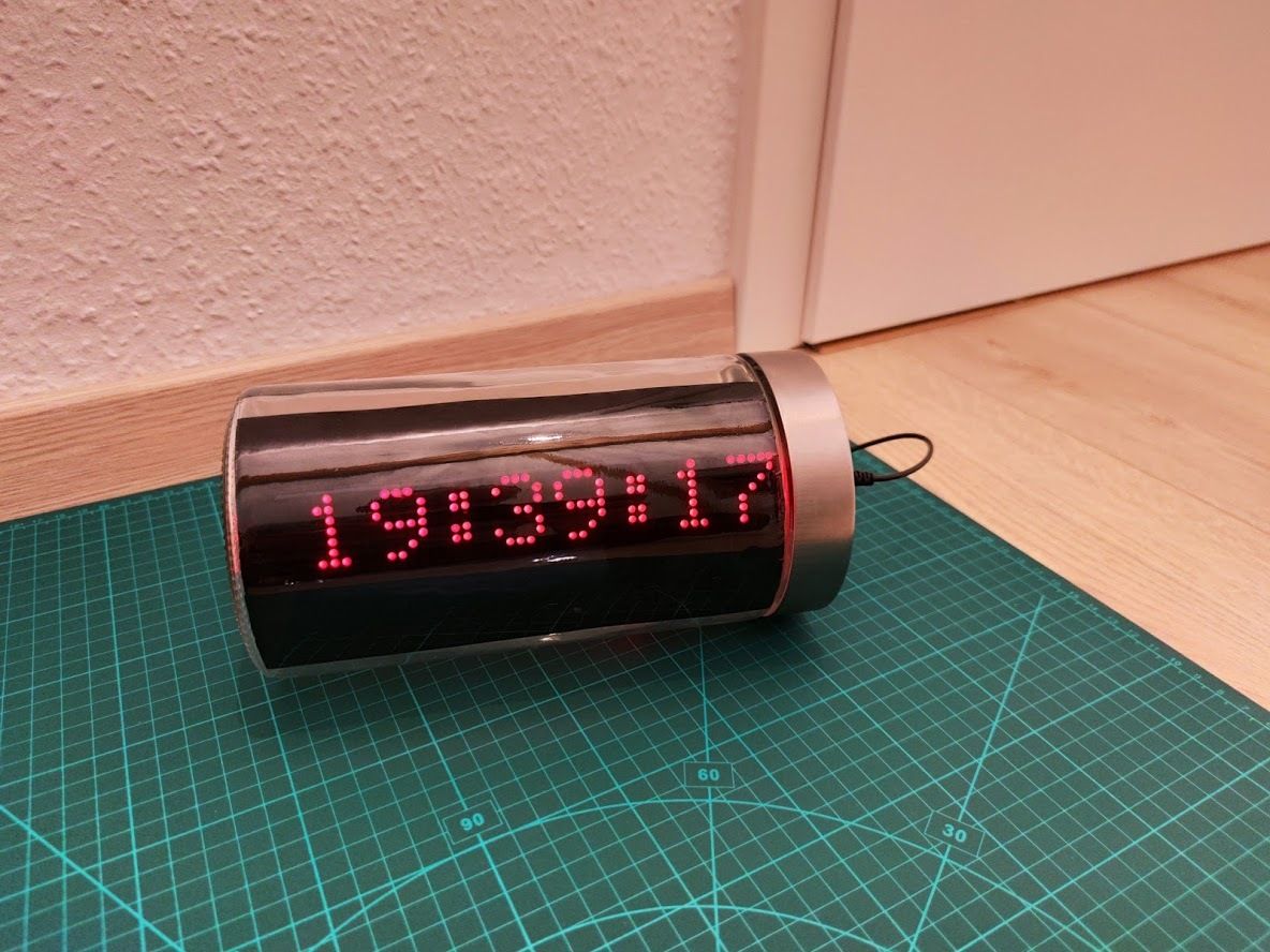 ESP32 LED Matrix Clock : 8 Steps - Instructables