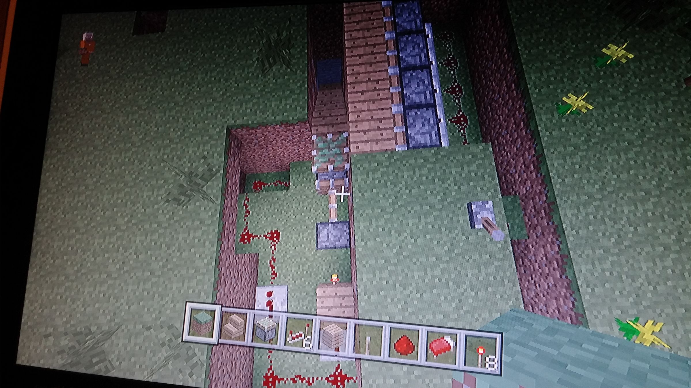 Minecraft - Easy Completely Hidden Stairs With Secret Lever. : 7 Steps ...