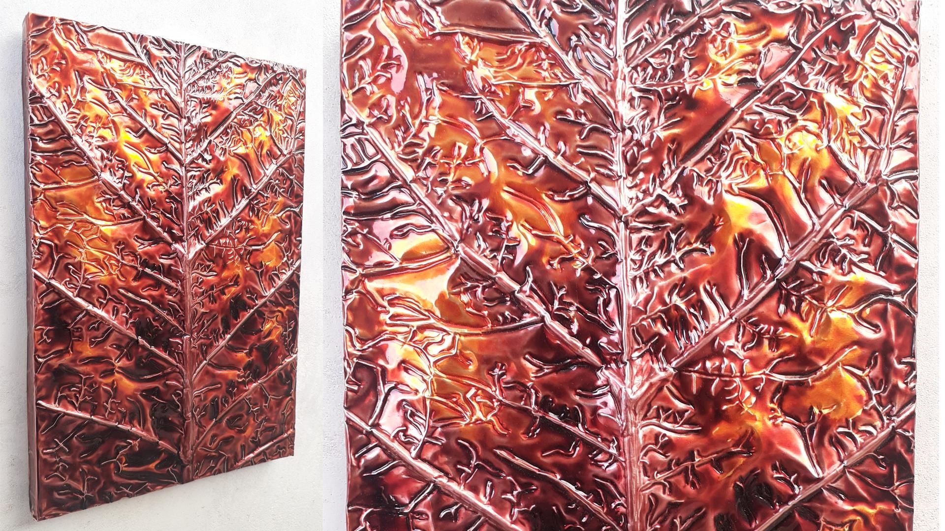 How to Make Leaf Embossed Painting / Metal Art : 4 Steps - Instructables