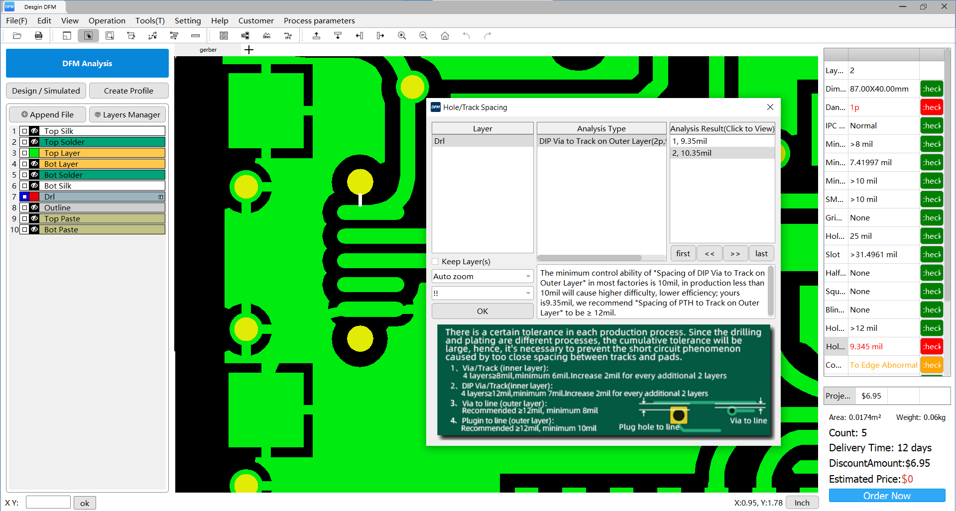 DFM Analysis for Beginners Using NextDFM : 6 Steps - Instructables