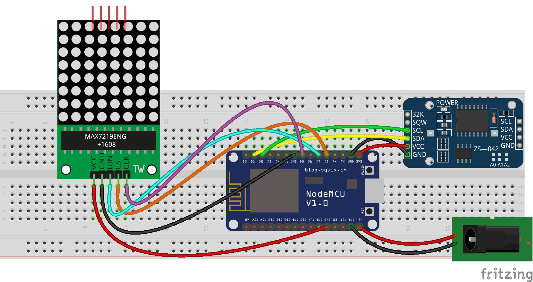 ESP8266 LED Matrix Clock : 8 Steps (with Pictures) - Instructables