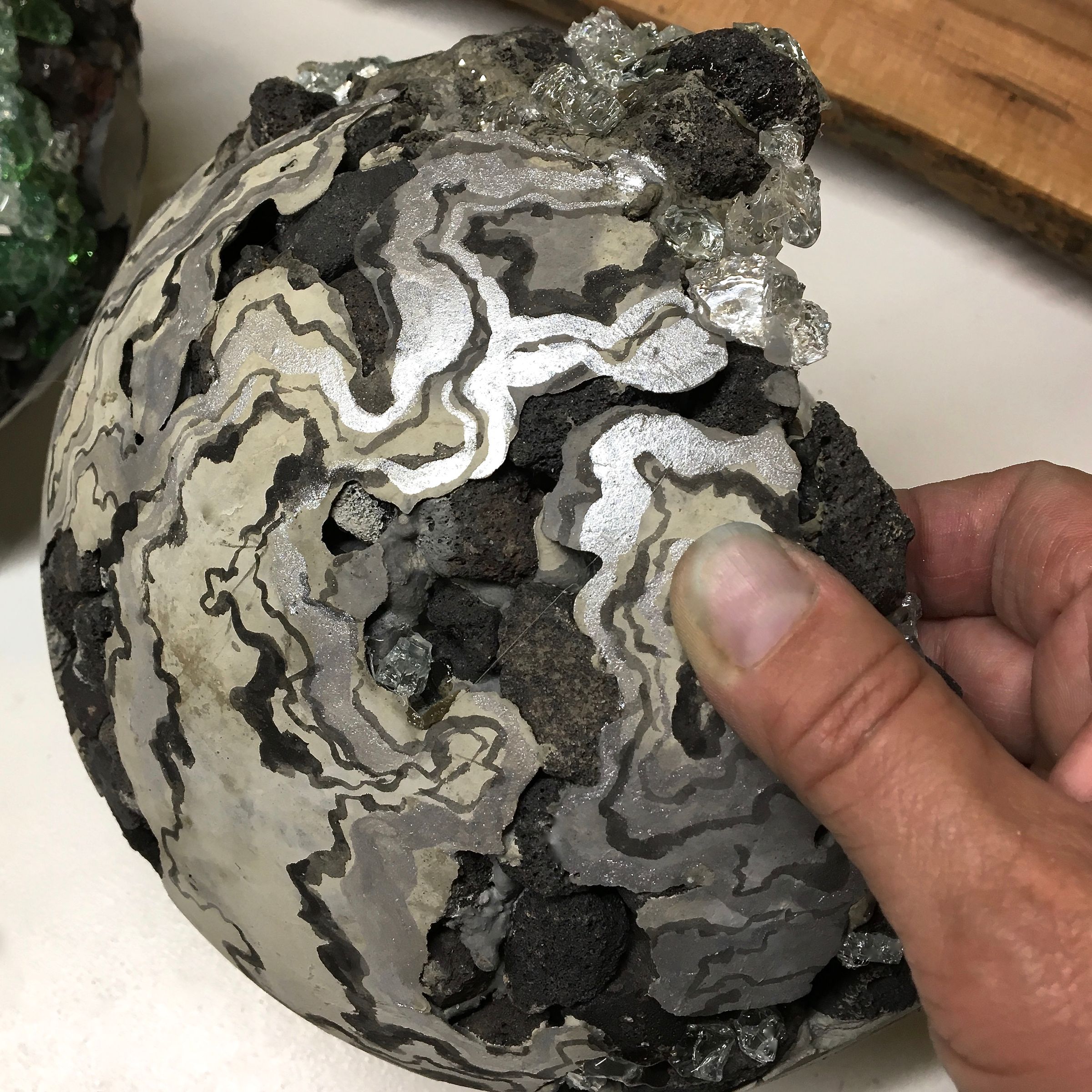 Giant Geode Orb Planter : 7 Steps (with Pictures) - Instructables