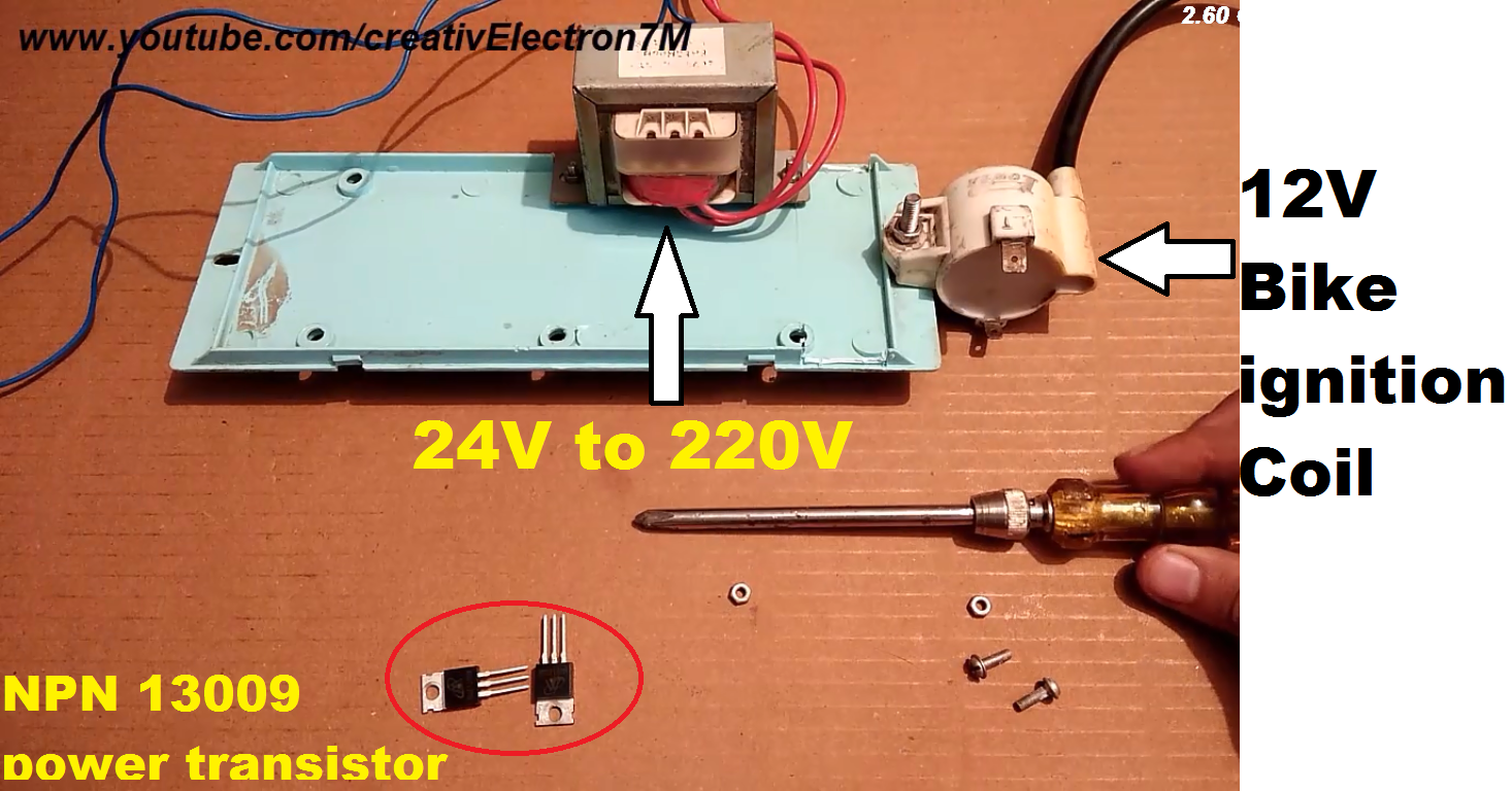 12V DC to 50KV AC High Voltage Plasma Generator Circuit: : 4 Steps ...