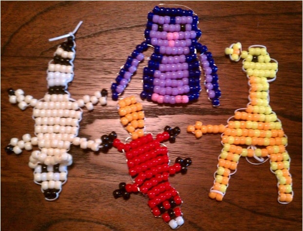 Beaded Giraffe Keychain 7 Steps Instructables