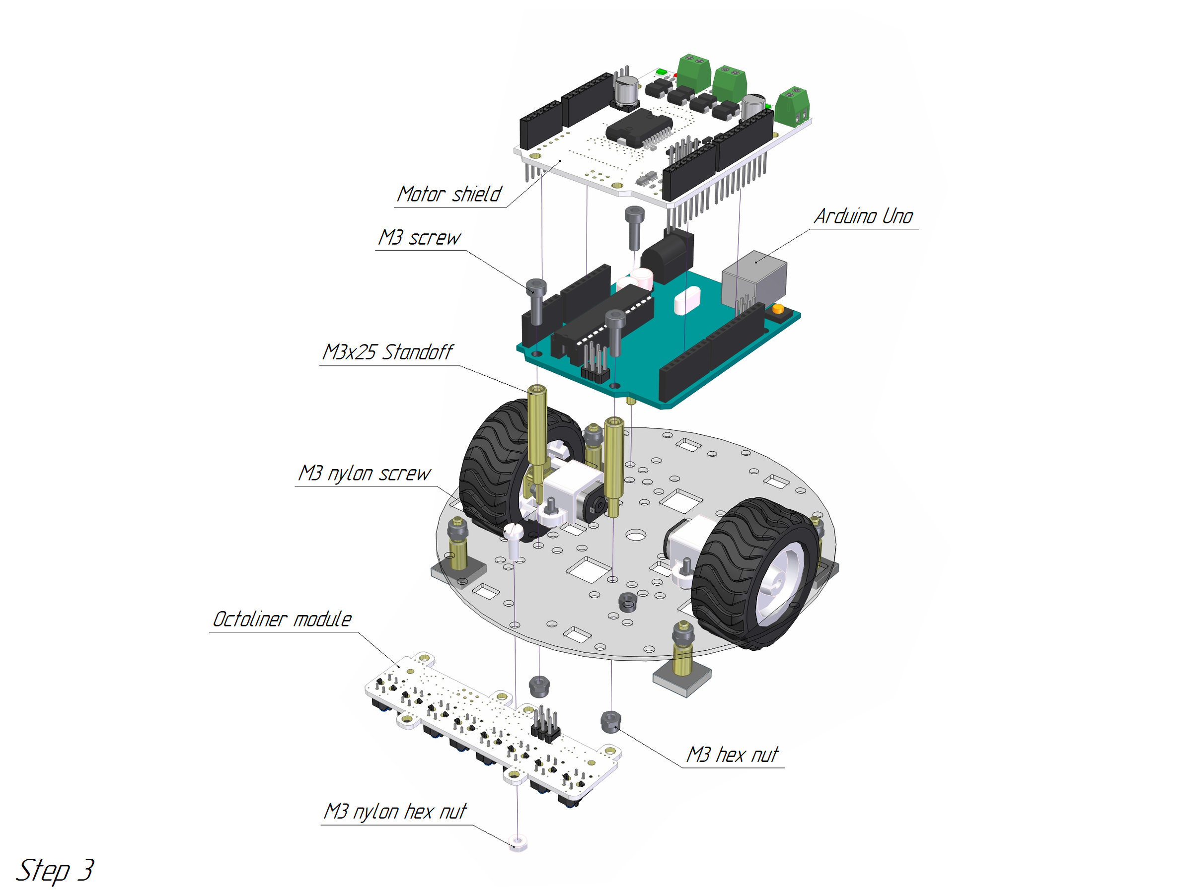 Arduino Line Follower Wallrides Classroom Whiteboard : 8 Steps (with ...