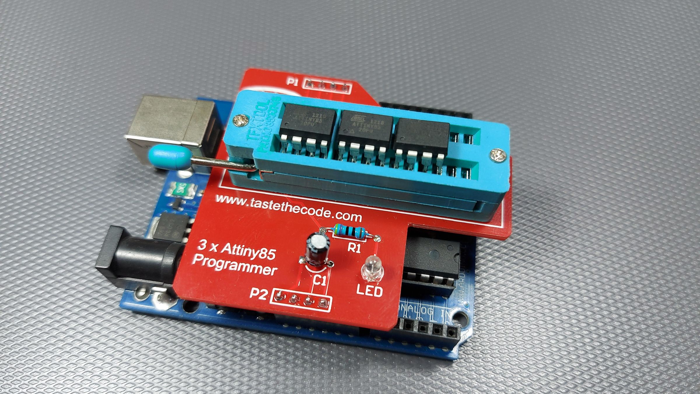 ATtiny Programmer Shield for 3 ICs at a Time : 7 Steps (with Pictures ...
