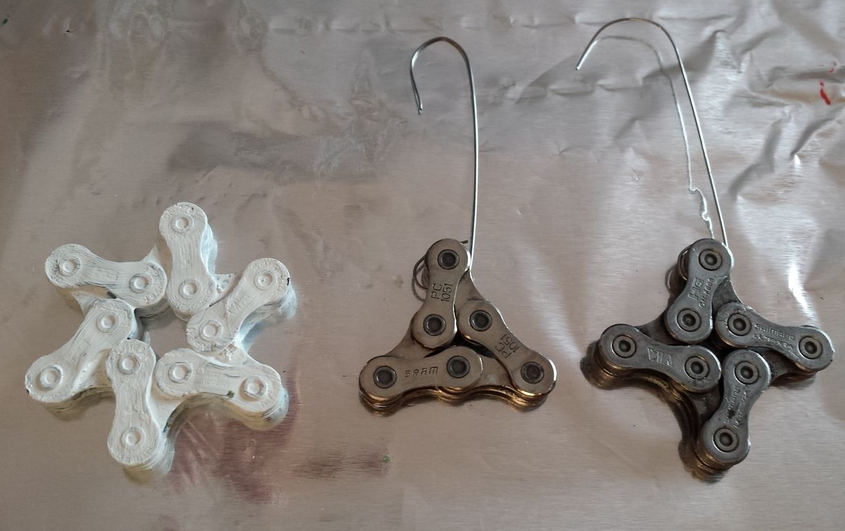 Make Holiday Ornament From Bicycle Chain : 8 Steps (with Pictures ...