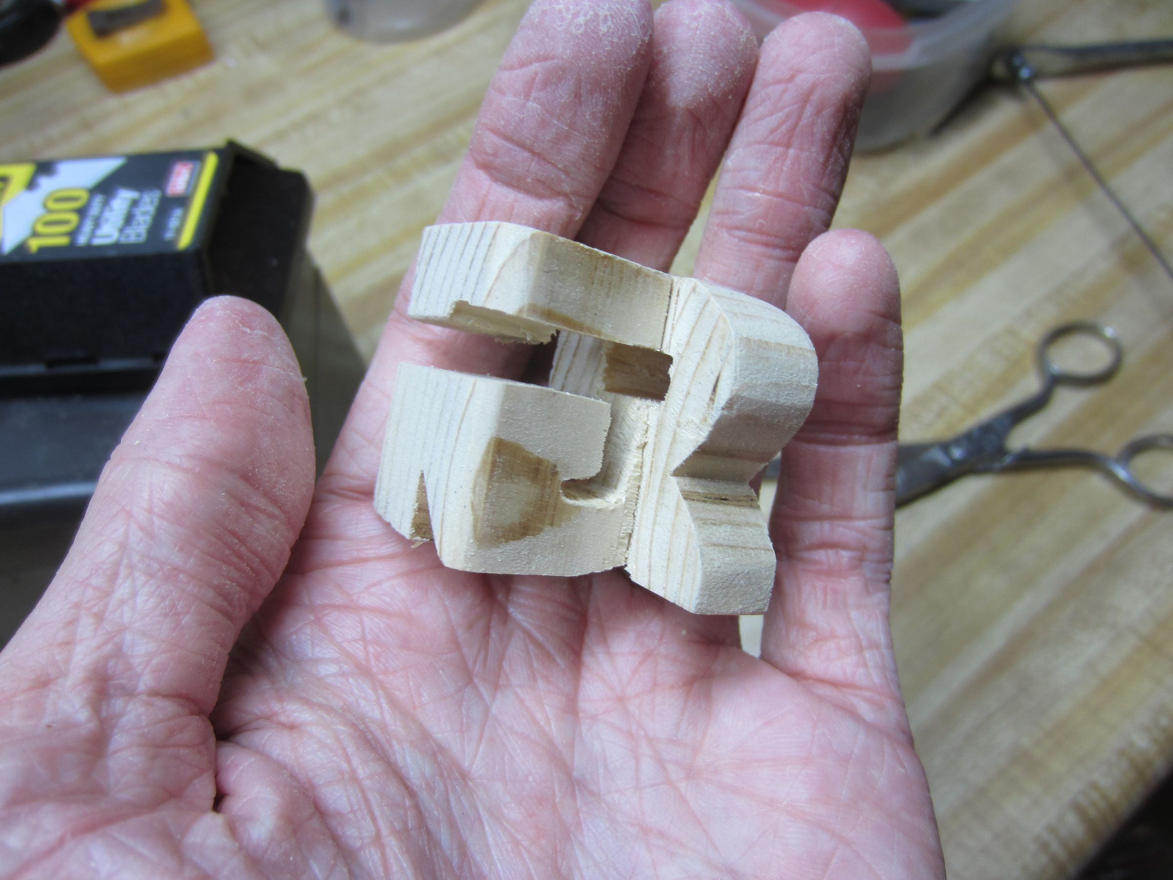 Initials Shadow Block : 6 Steps (with Pictures) - Instructables