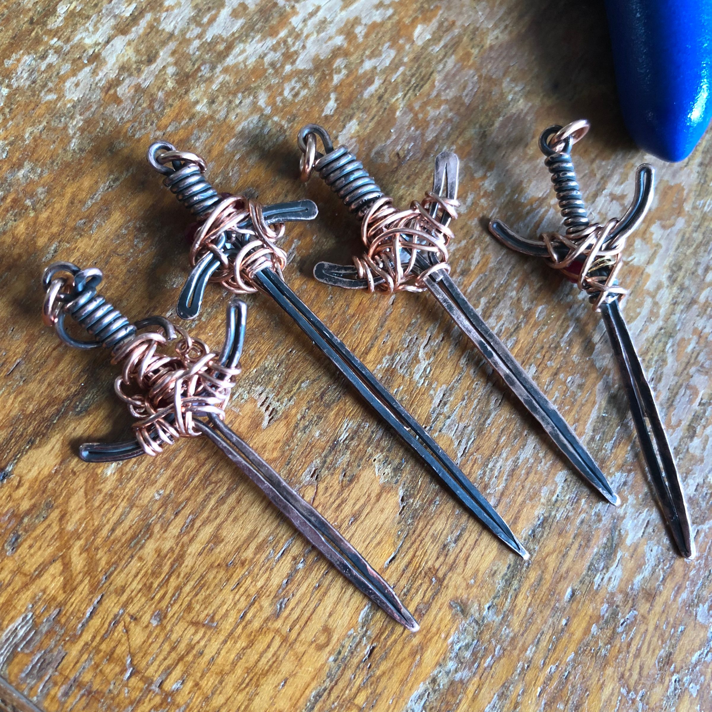 Sword Pendant Wire Wrapped Jewelry : 26 Steps (with Pictures ...