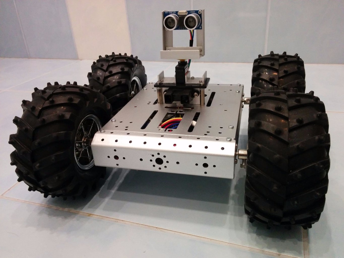 4wd All Terrain Arduino Robot For Everyone 6 Steps Instructables