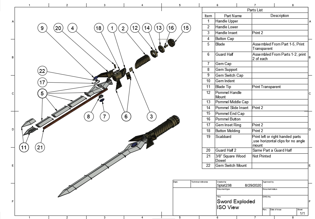 Neopixel RGB LED Sword Prop : 33 Steps (with Pictures) - Instructables
