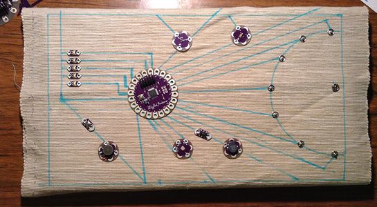 LilyPad Arduino Sensor Demo Mat : 9 Steps (with Pictures) - Instructables