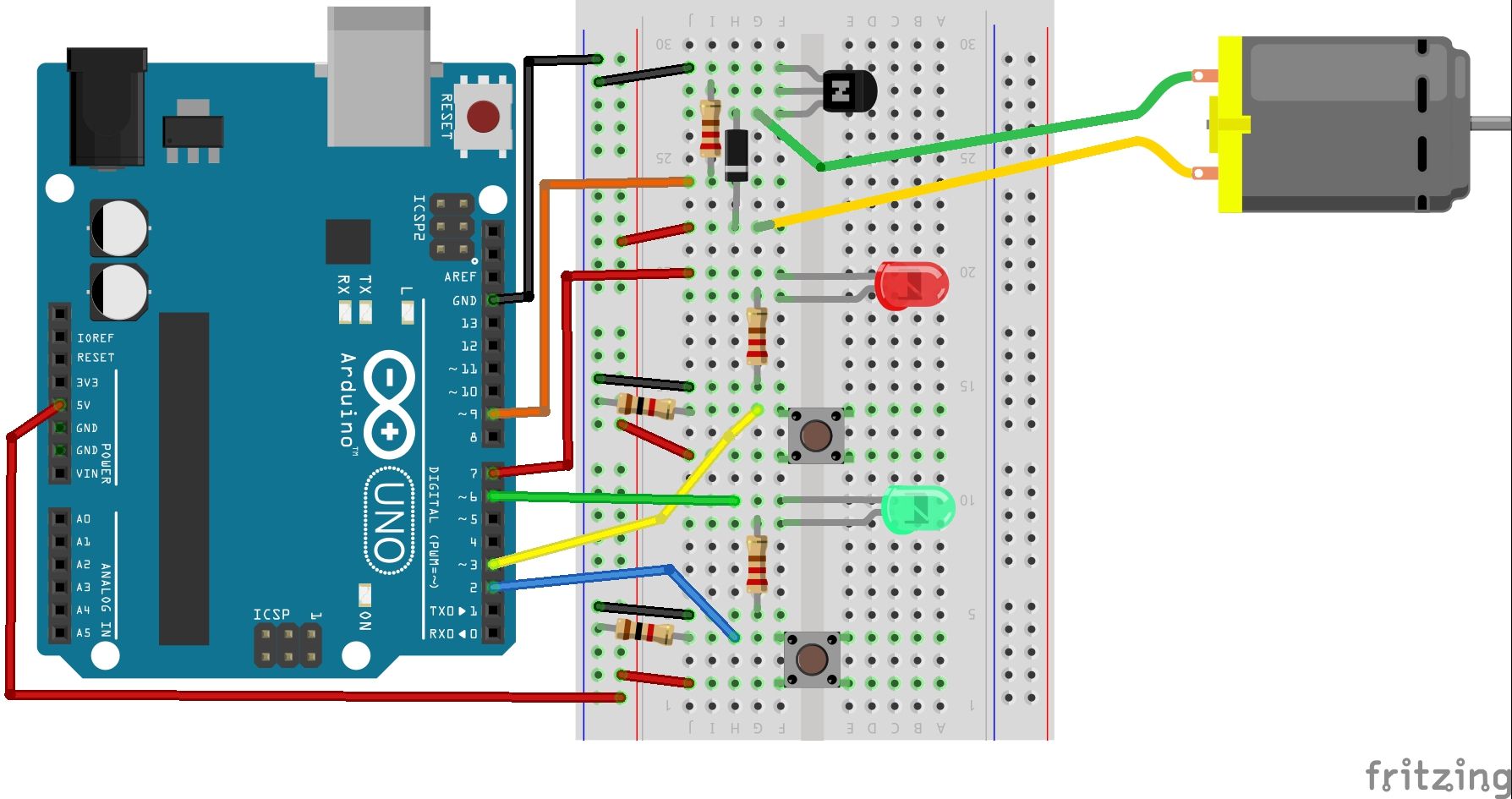 Start-Stop Dc Motor Control With Arduino - Instructables