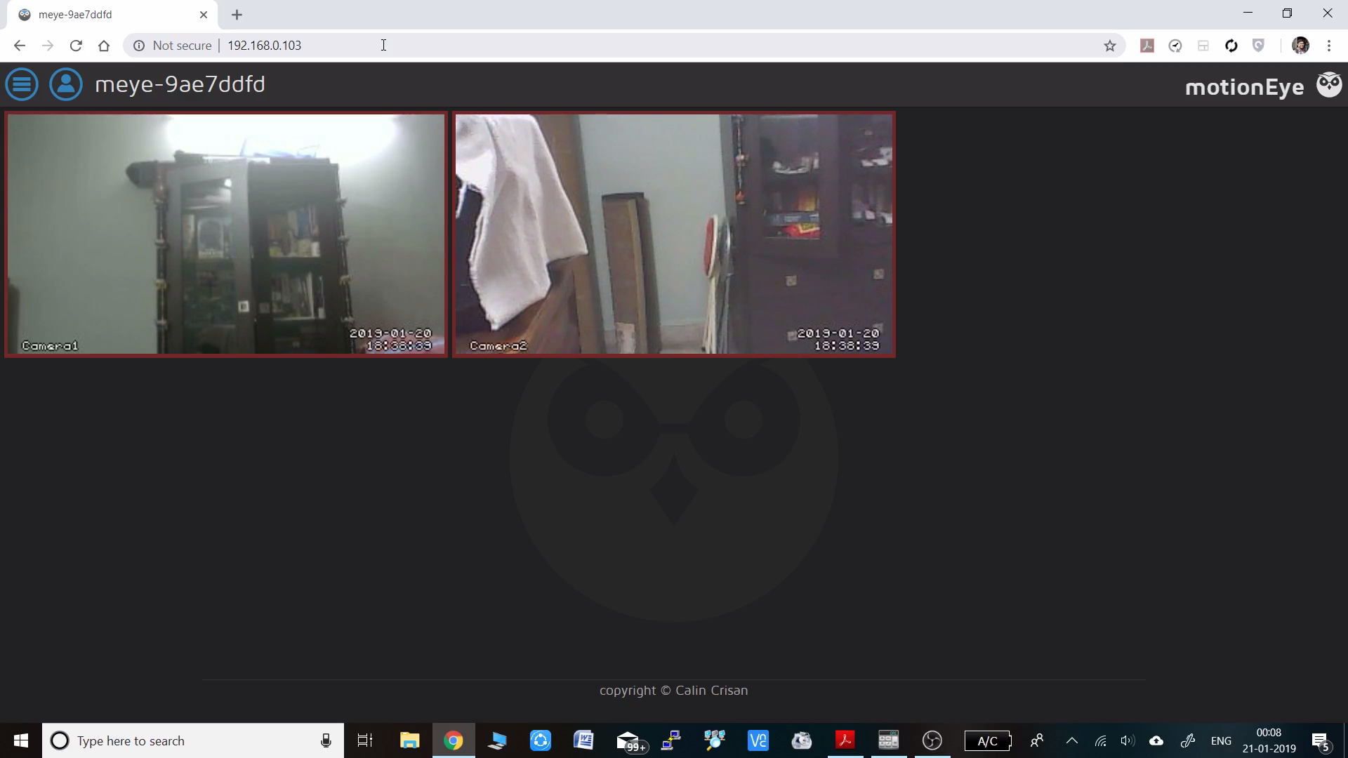 Multiple Webcam Server With Motion Detection Using Raspberry Pi : 7 ...