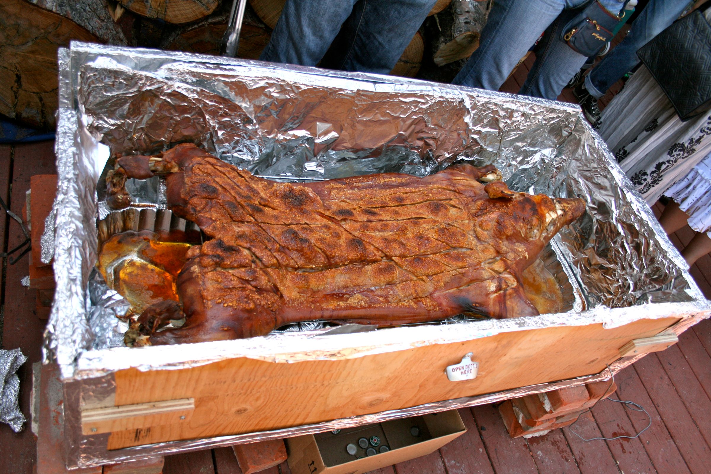 Build a Caja China ~ Roast a Pig in a Box : 10 Steps (with Pictures ...