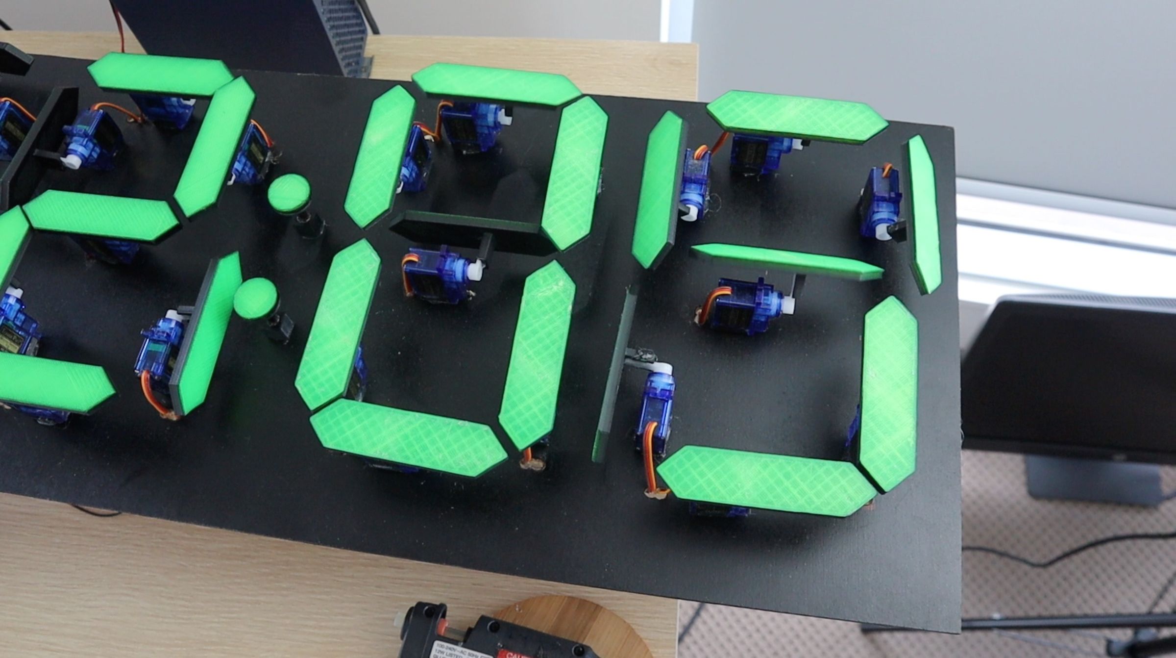 Mechanical Seven Segment Display Clock : 7 Steps (with Pictures ...
