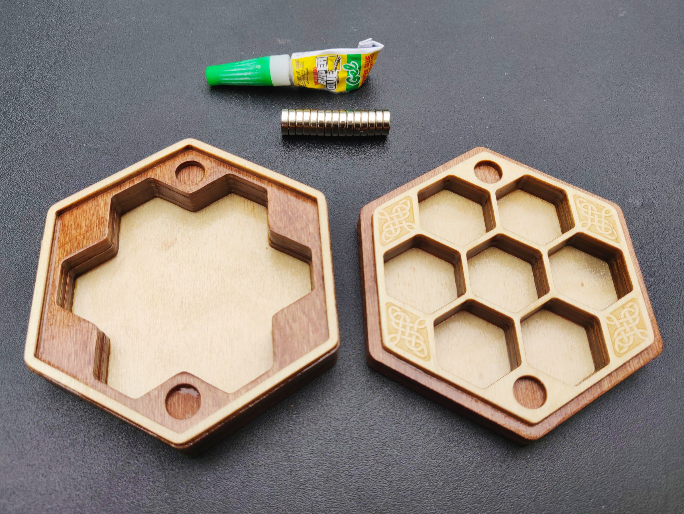 Laser Cut Magnetic Dice Boxes : 12 Steps (with Pictures) - Instructables