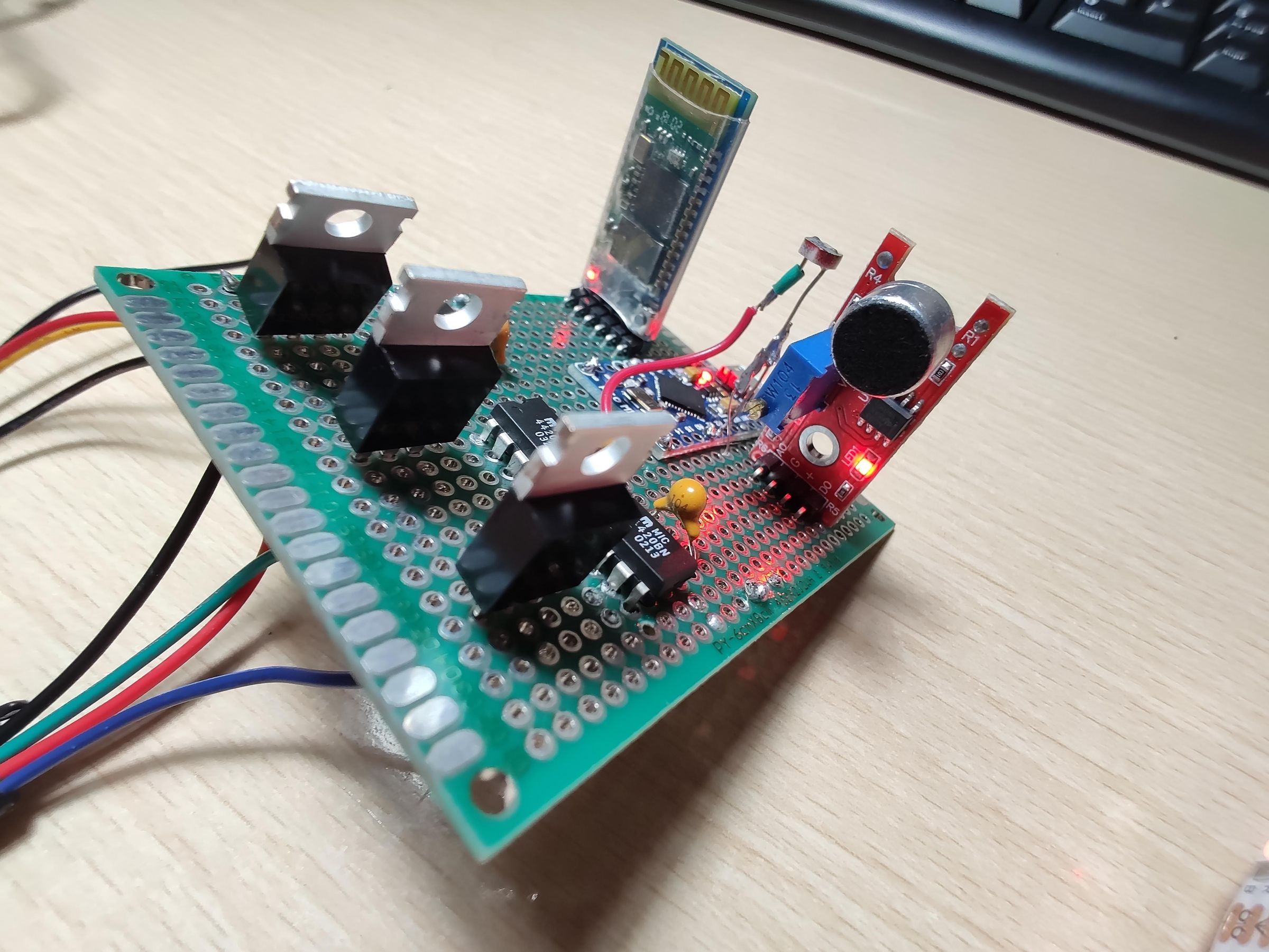RGB Led Strip Bluetooth Controller V3 + Music Sync + Ambient Light ...