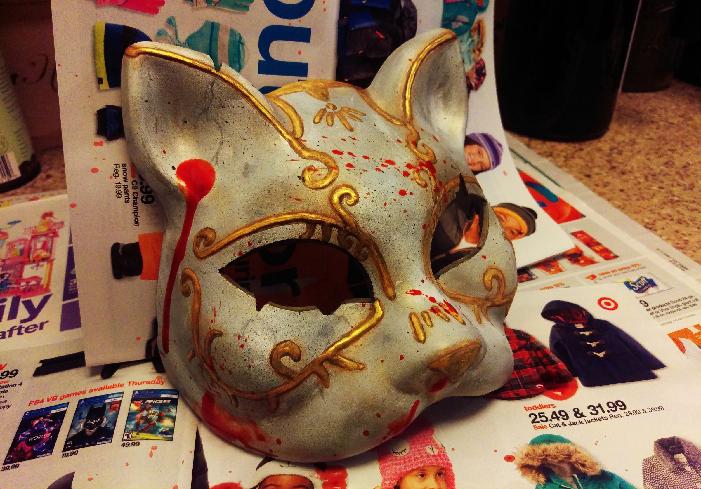 Bioshock Spider Splicer Kitty Mask : 9 Steps (with Pictures ...