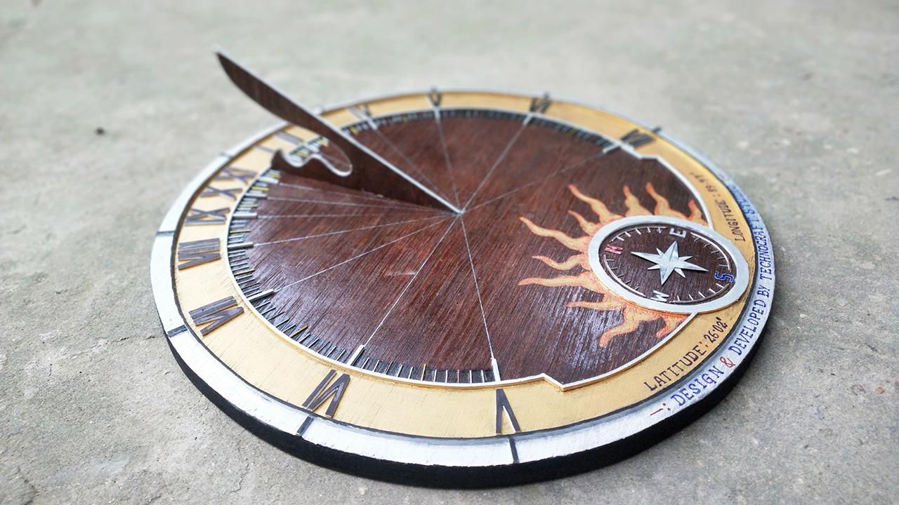 Ancient SUNDIAL Clock : 16 Steps (with Pictures) - Instructables