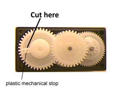 Servo 360 Rotation Mod (Parallax) : 8 Steps (with Pictures) - Instructables