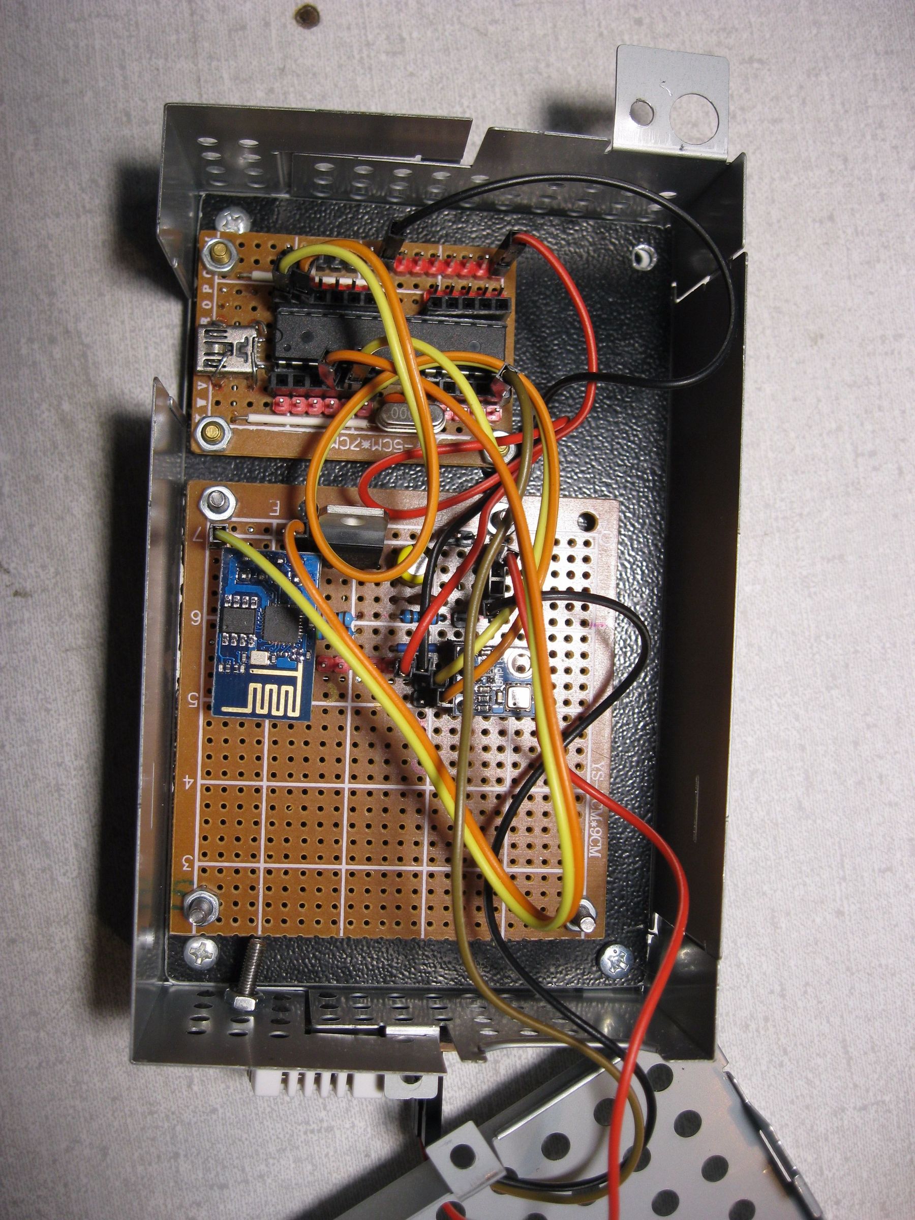 Weather Station With Arduino/Genuino , ESP8266, BMP180, DHT22 and ...