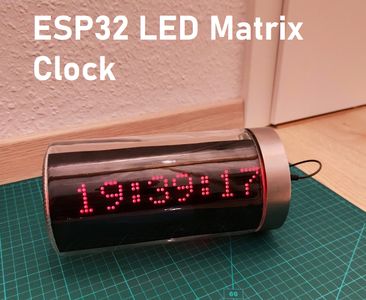 ESP32 LED Matrix Clock : 8 Steps - Instructables