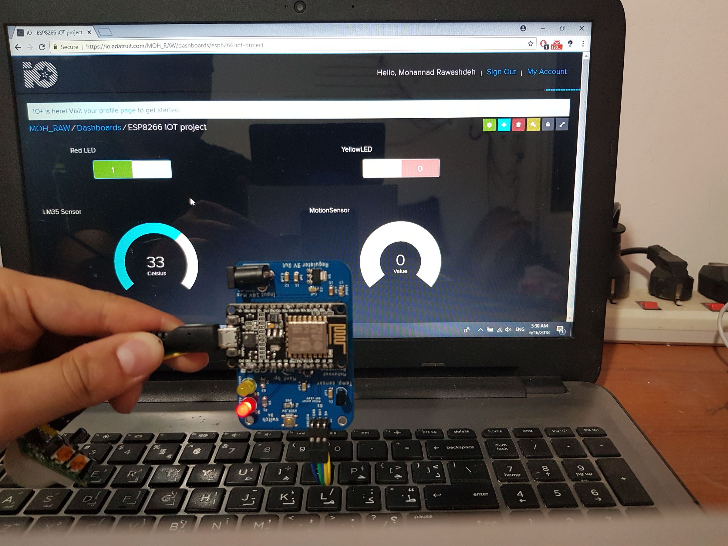 Simple IOT Project Using ESP8266 and MQTT Protocol : 7 Steps ...