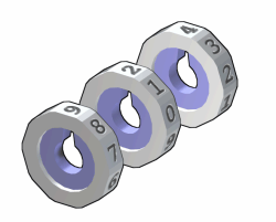 Parts for project: digit combination number wheel : r/Locksmith