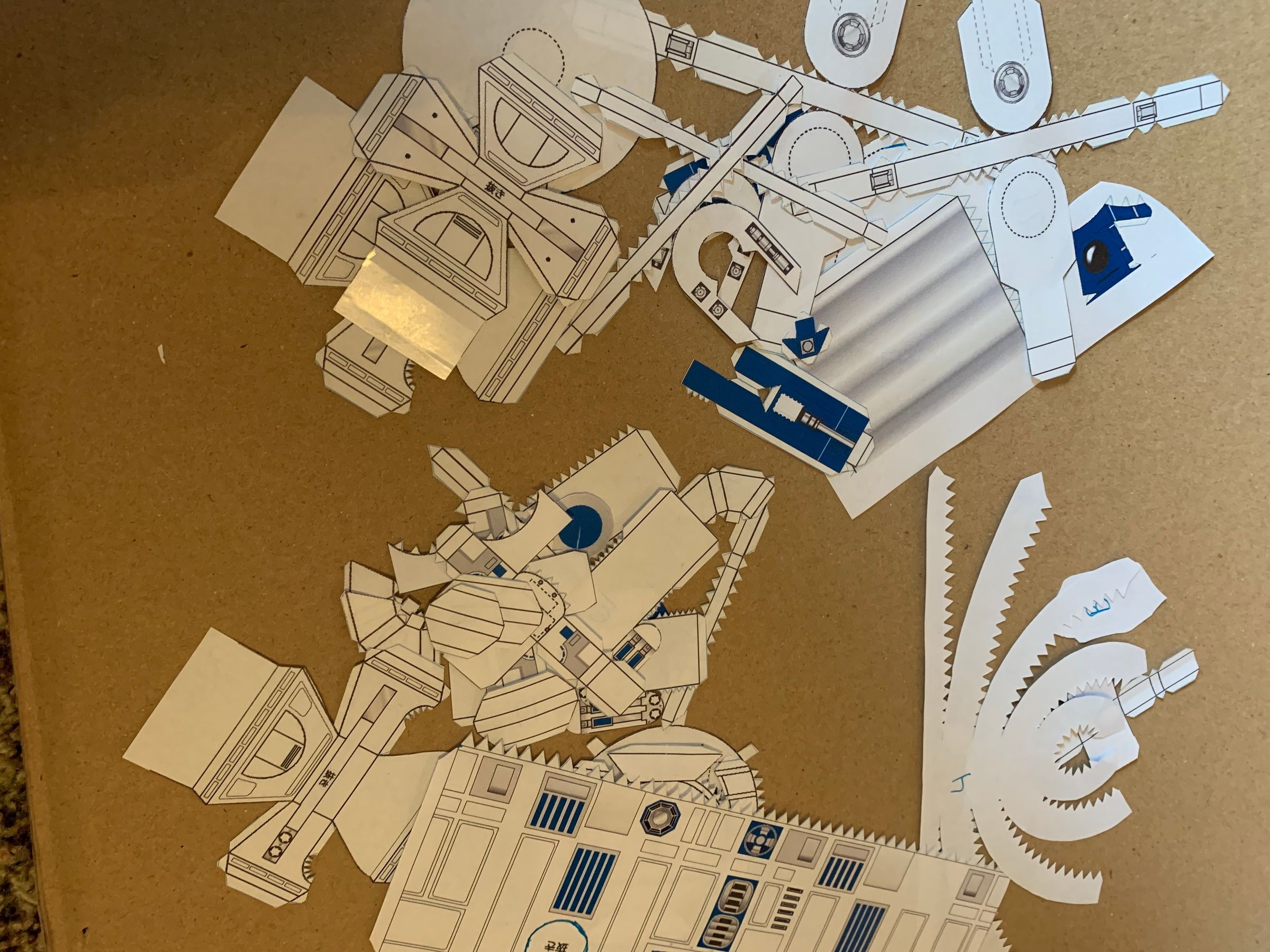 Cardboard R2-D2 Model : 5 Steps (with Pictures) - Instructables