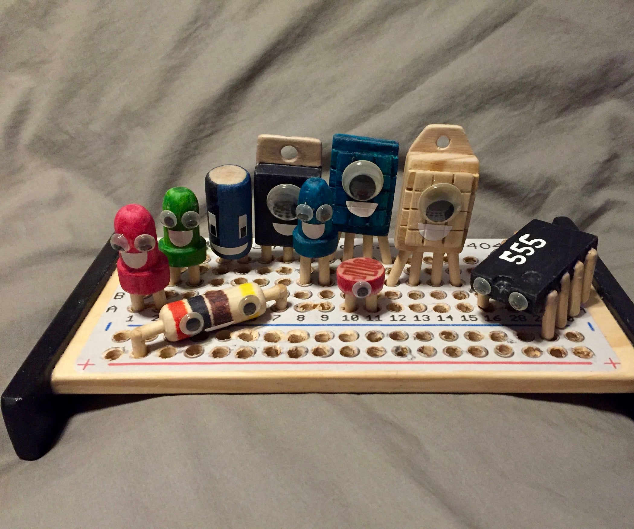 My First Protoboard Electronics Block Toy 3 Steps With Pictures Instructables