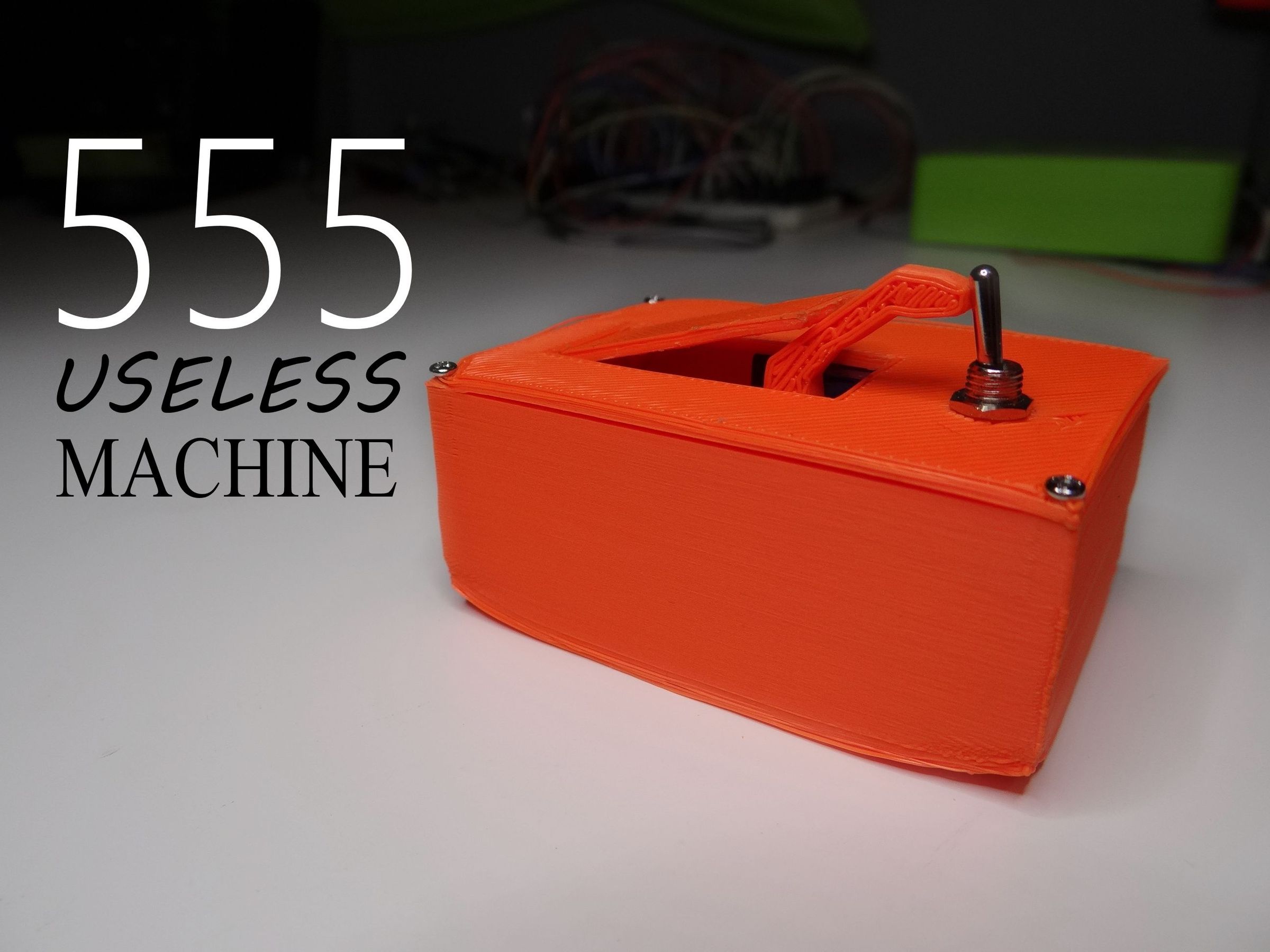 555 Useless Machine : 8 Steps (with Pictures) - Instructables