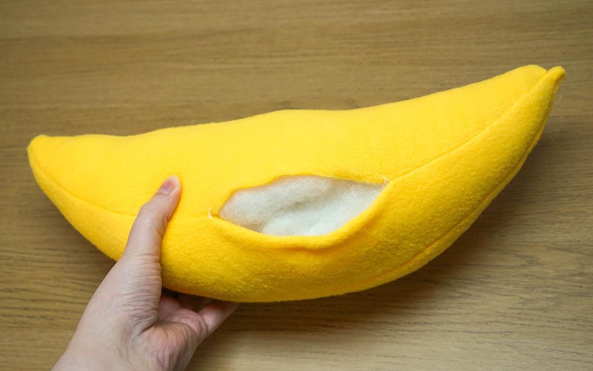 DIY Banana PLUSHIES ! | Whole & Peeled Fruit Sewing Patterns : 22 Steps ...