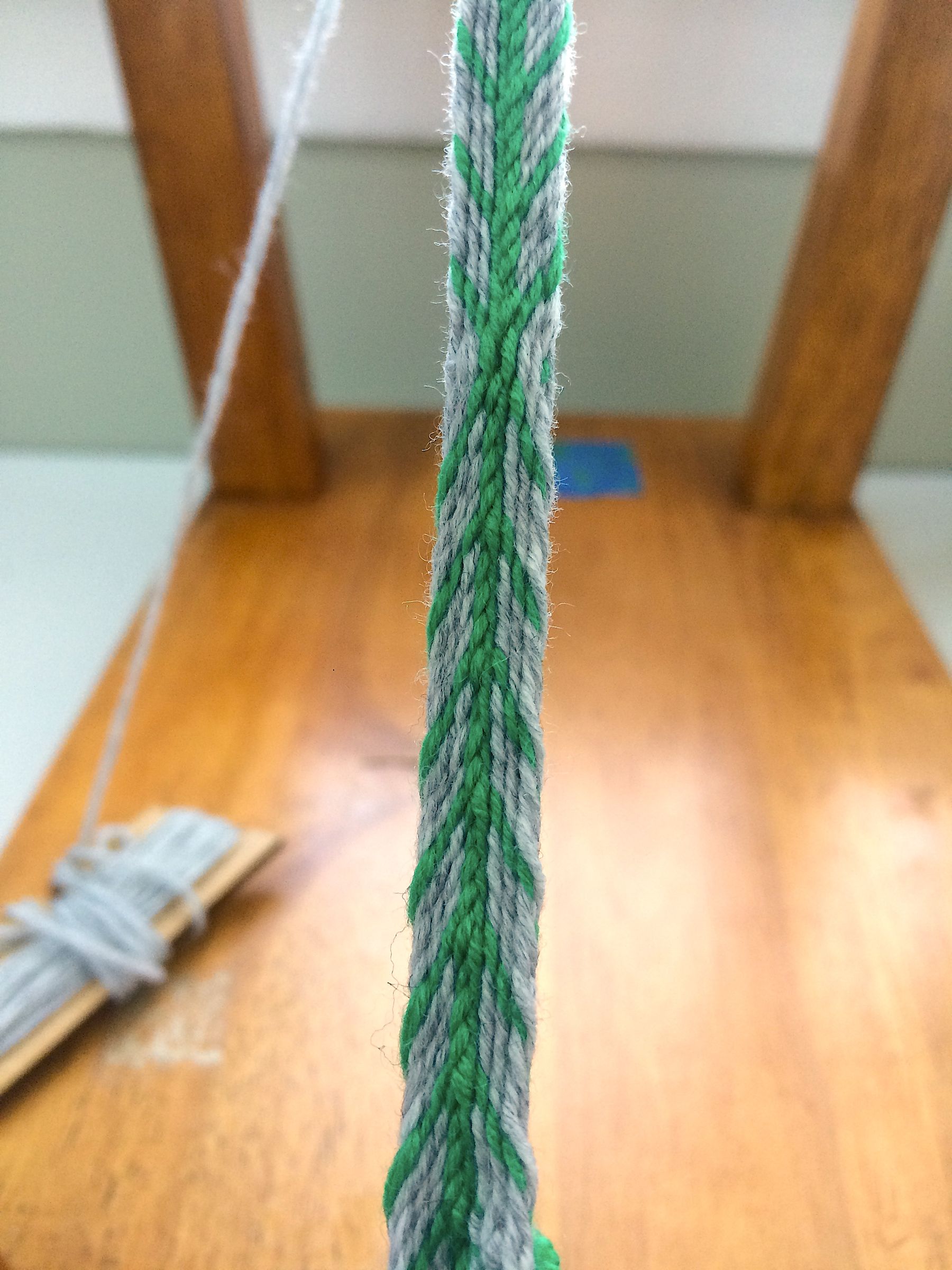 Tablet Weaving Loom Using a Wooden Stool : 7 Steps (with Pictures ...