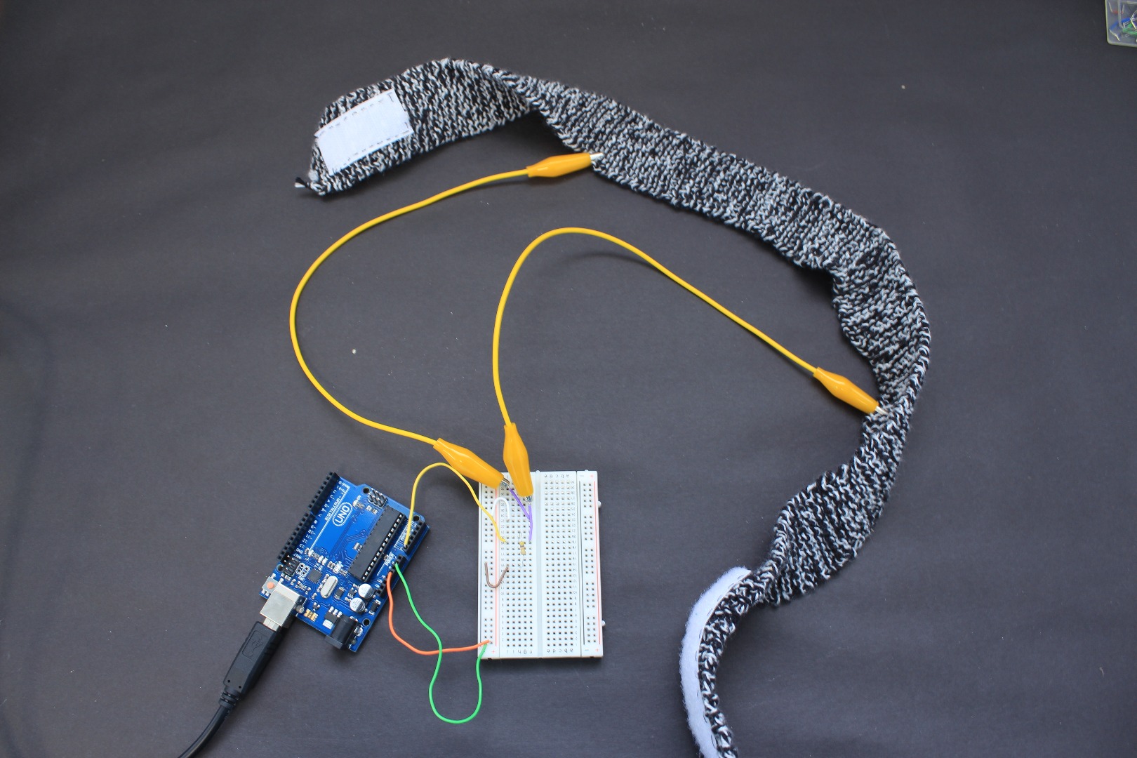 DIY Breath Sensor With Arduino (Conductive Knitted Stretch Sensor) : 7 ...