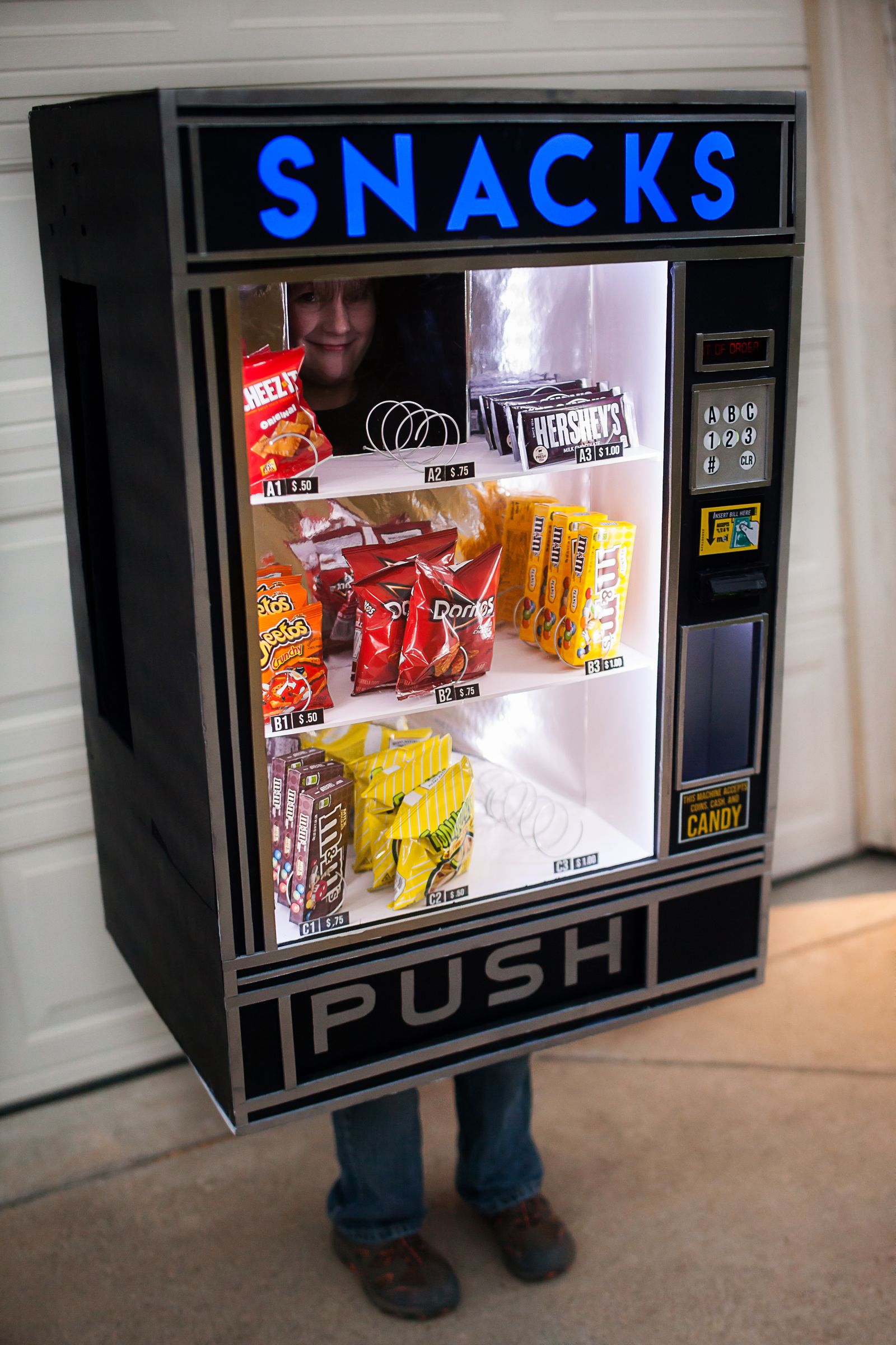 Vending Machine Costume With Working Lights : 7 Steps (with Pictures ...